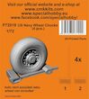 Special Hobby P72019 US Navy Wheel Chocks (4 pcs.)