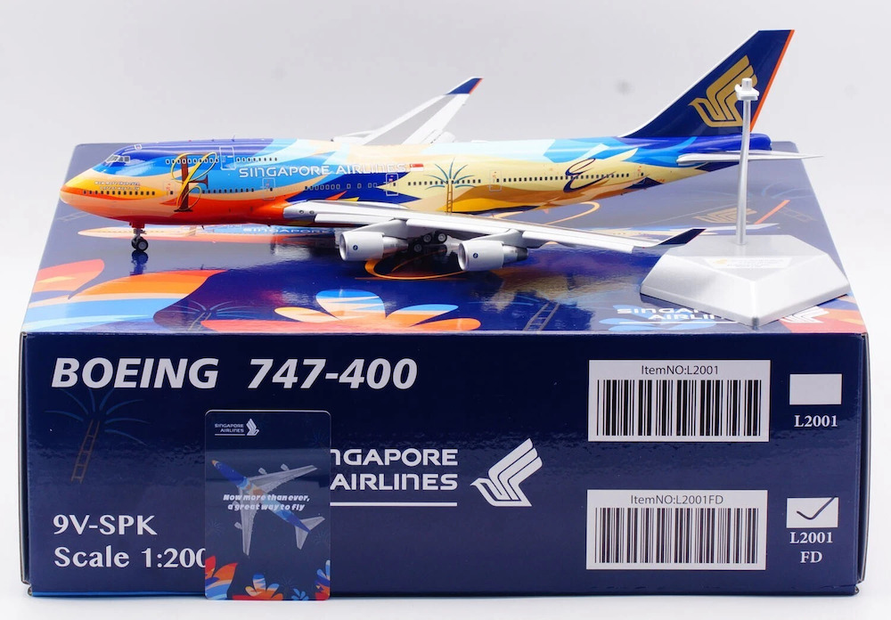 SQ Wings L2001FD Boeing 747-400 Singapore Airlines "Tropical