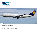 SQ Wings L2106FD Boeing 747-8 Lufthansa D-ABYP Flaps Down