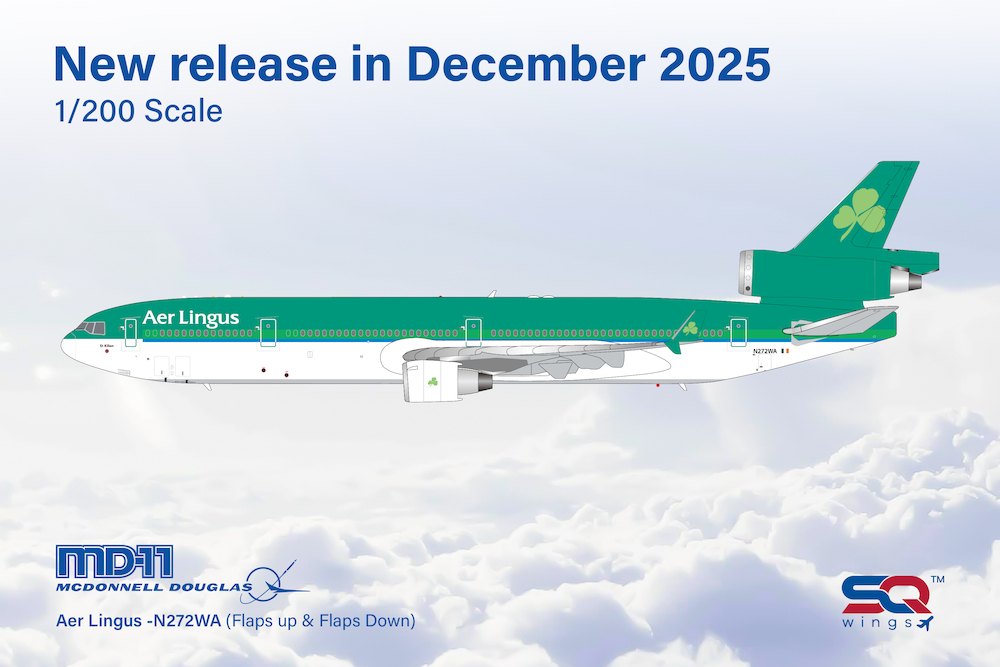 SQ Wings L2127FD McDonnell Douglas MD11 Aer Lingus N272WA flaps d
