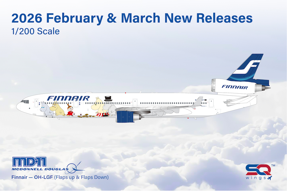SQ Wings L2235 McDonnell Douglas MD11 Finnair "Moomins"