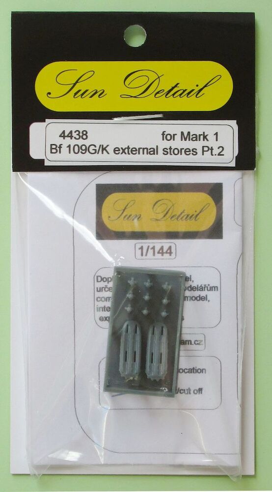 Sun Detail 4438 Messerschmitt Bf 109G/K/Avia S-199 external store