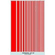 Tauro T408 Red Dayglo (FS28913) Stripes | AviationMegastore.com