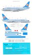 Two Six decals 144-1095 Boeing 737-200 (ANA All nippon Airways)