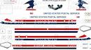 Two Six decals 144-286 Douglas DC8-50F (US Postal Service USPS)