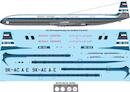 Two Six decals 144-705 De Havilland Comet 4C (Kuwait Airways)