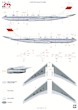 Two Six decals 72-205 Boeing 707-300 (CAAC)