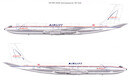 Two Six decals 72-232 Boeing 707-372C (Airlift)