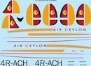 Two Six decals 72-111 Lockheed Super Constellation (Air Ceylon)