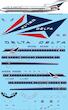 Two Six decals 72-160 Boeing 727-200 ADV (Delta Airlines)