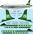 Two Six decals 72-175 Douglas C54B (Aer Turas)