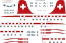 Two Six decals 72-32 Douglas DC6B (Balair)
