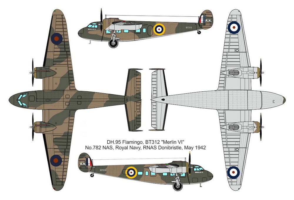 Valom Vaclav Lomitzk 72161 De Havilland DH95 Flamingo (Lady of He