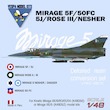 Vespa Model kits VMKC48012 Mirage 5 F-J/Mirage 50FC/Mirage 5 Nesh