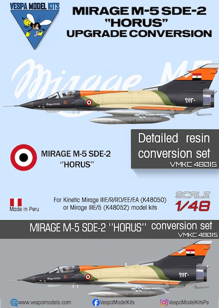 Vespa Model kits VMKC48015 Mirage 5SDE-2 “Horus upgrade” conv