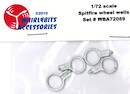 Whirlybits WBA72089 Spitfire Wheel wells for 2 spitfires