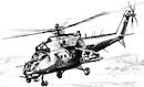Zvezda 7276 MiL Mi35 "Hind" helicopter